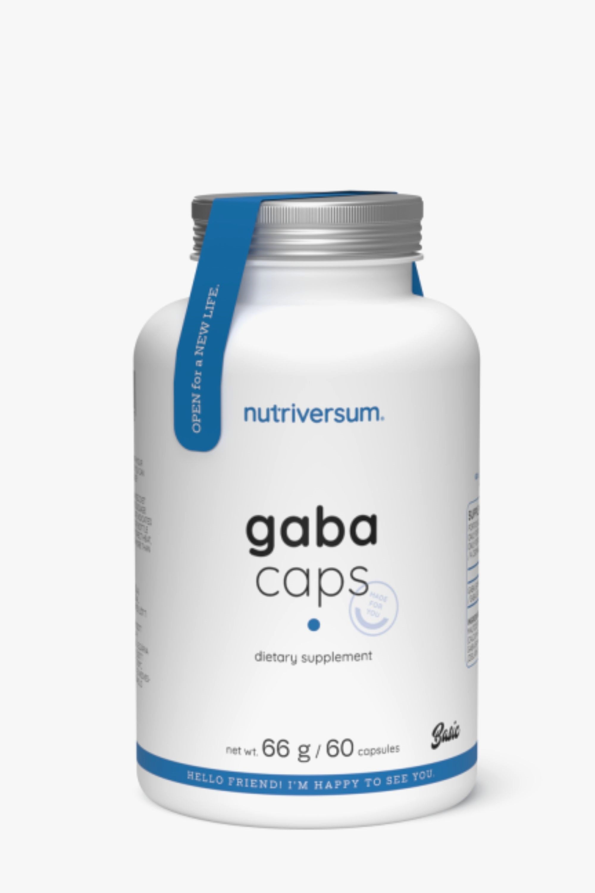 NUTRIVERSUM GABA 60 cap - Cápsulas GABA Suplemento – MTX STORE